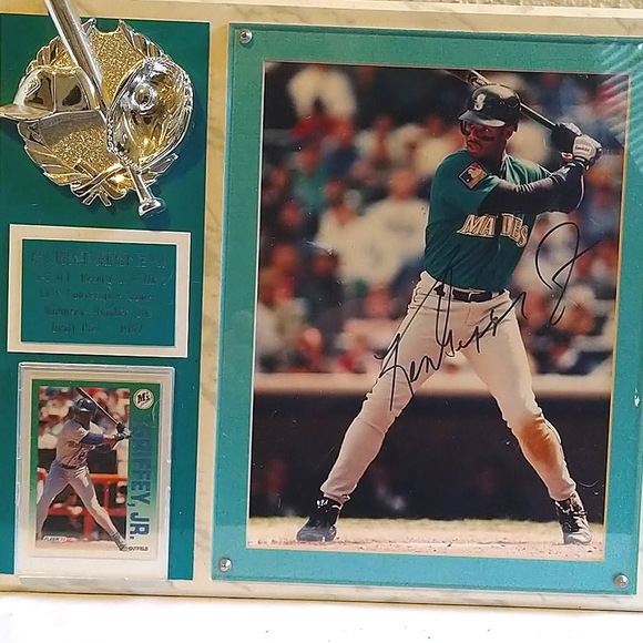 Other | Very Rare Autographed Ken Griffey Jr Plaque | Poshmark